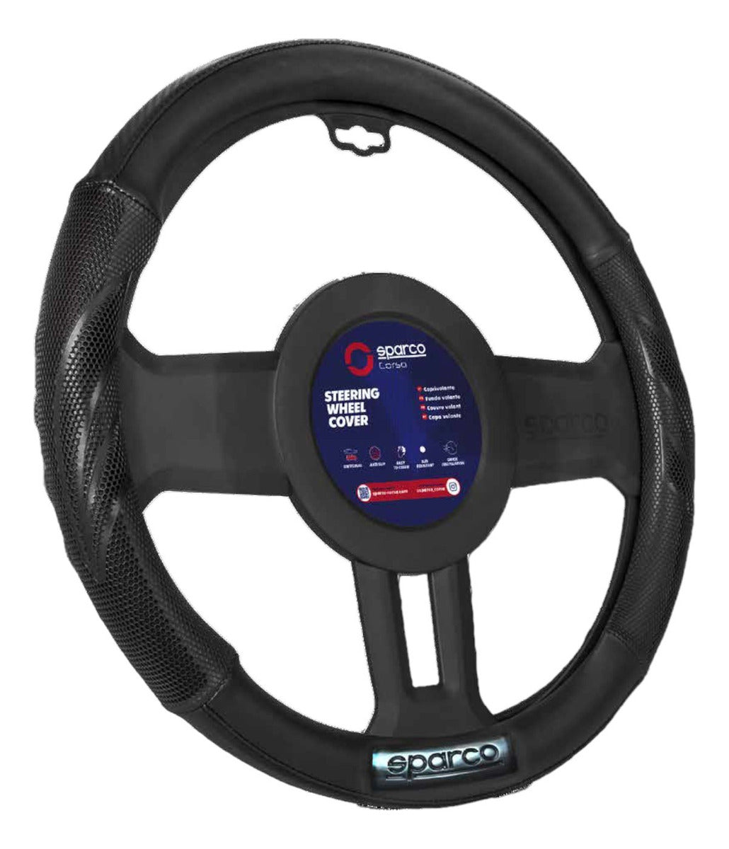 Cubre Volante Auto Sparco Placa Negro Deportivo Elegante – CASFA